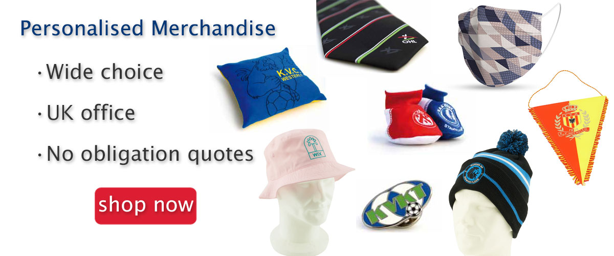 Custom Football Scarves and Personalised Merchandise